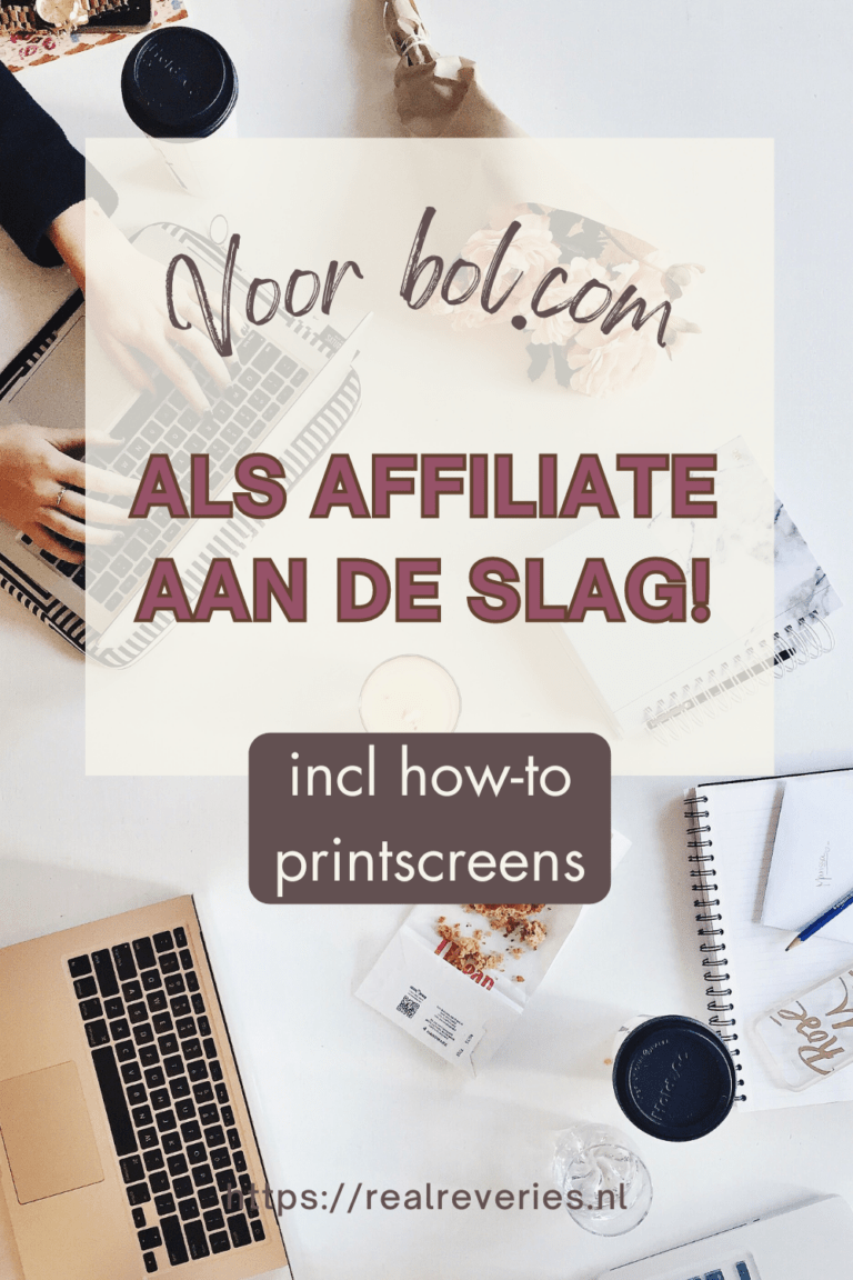 Bol.com affiliate programma | Real Reveries